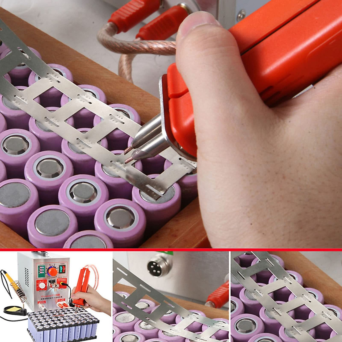 709a Small Lithium Battery Spot Welder,Power Battery Welding Electric Welding Pen Butt Welding Machine Fast Welding Lead Sheet for Various Accumulators and Button Batteries