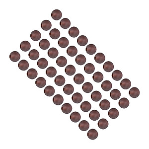 VGEBY Carp Fishing Rig Beads 50pcs Carp Fishing Beads 6mm Diameter Soft Carp Fishing Rig Beads Carp Fishing Accessories(Brown) Portableelectronicdevicemount Other Fishing Tools and Accessories