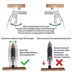 Bionso 35 PCS Oscillating Saw Blades, Premium Multitool Kit for Wood Metal Plastics, Tool Blades Fit Dewalt Worx Rockwell Wen Milwaukee Makita Ryobi Bosch Fein Porter Genesis Black