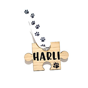 Hiding Place Boutique, Handmade Puzzle Teacher Ornament, Autism Kindergarten Classroom Christmas Personalize Pre K Gift Graduation Elementary Retirement Squad Crew Lunch Science Math Reading Writing