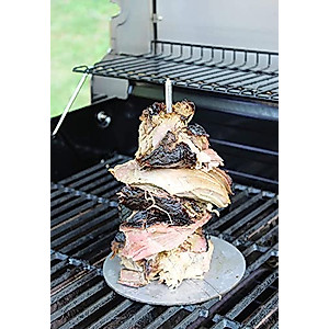 Darware Brazilian BBQ Skewer Set (9-Inch and 12-Inch Spikes), Vertical Barbeque Grilling Rack Meat Spit