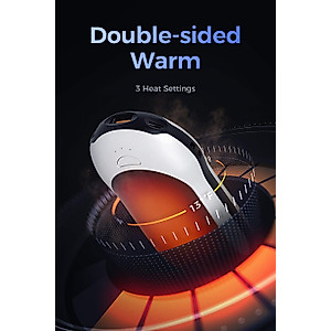 OCOOPA Quick Charge Hand Warmers Rechargeable, 10000 mAh Electric Hand Warmer Power Bank PD, 15hrs Lasting Heat, 3 Levels, Perfect Outdoor Heater for Camping, Hunting, Golf Gifts