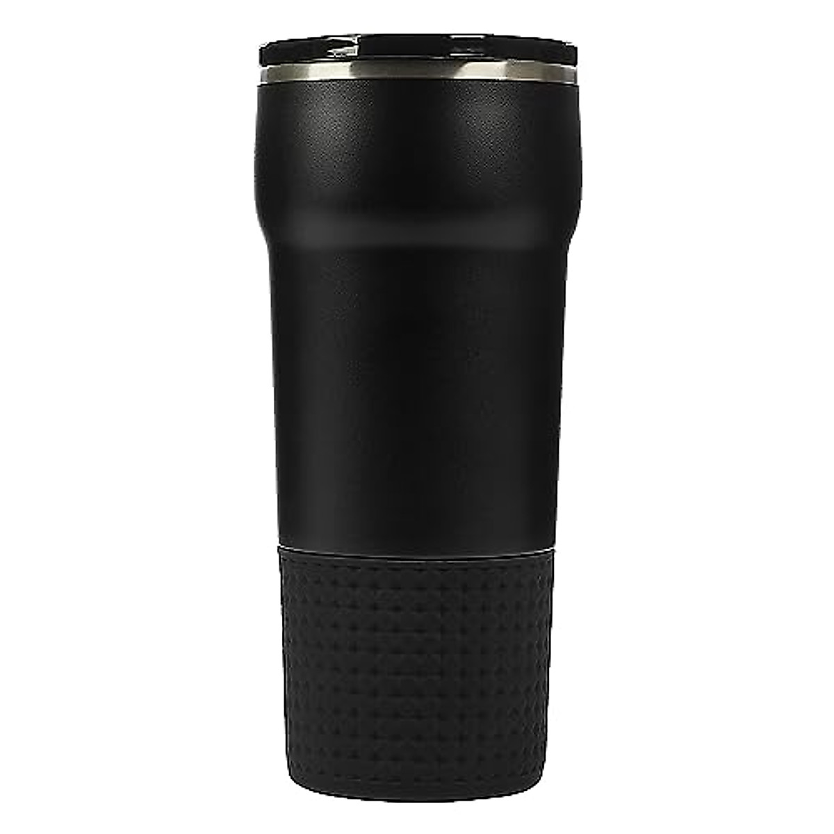 Pelican Hydration Pelican Cascade™ 22 oz Vacuum Insulated Tumbler - Recycled Stainless Steel Double Wall Travel with Dual Lid, Powder Coated Insulated Coffee Mug For Hot Cold Drinks, Jet Black