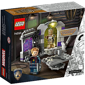 LEGO Marvel Guardians of The Galaxy Headquarters 76253, Super Hero Building Toy Set from Guardians of The Galaxy 3 with Groot and Star-Lord Minifigures, Gift for Kids, Boys and Girls Ages 7 and up