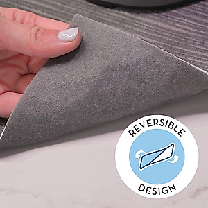 S&T INC. Coffee Mat, Absorbent Coffee Bar Mat for Coffee Maker and Espresso Machine, Coffee Maker Mat for Countertops, House Blend Print, 12 in. x 18 in., 1 Pack