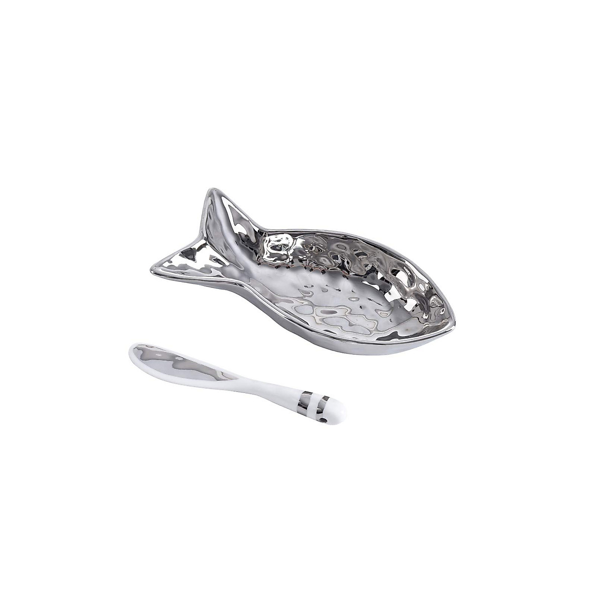 Pampa Bay Get Gifty Bowl and Spoon Set, Fish Design