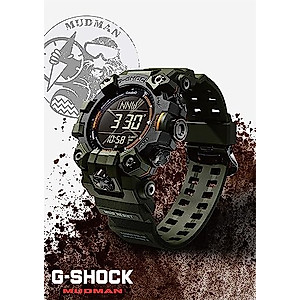 Casio GW-9500-1JF [G-Shock Master of G Series MUDMAN Triple Sensor Model] Watch Japan Import July 2023 Model