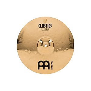 Meinl 14" Medium Crash Cymbal - Classics Custom Brilliant - Made in Germany, 2-YEAR WARRANTY (CC14MC-B)