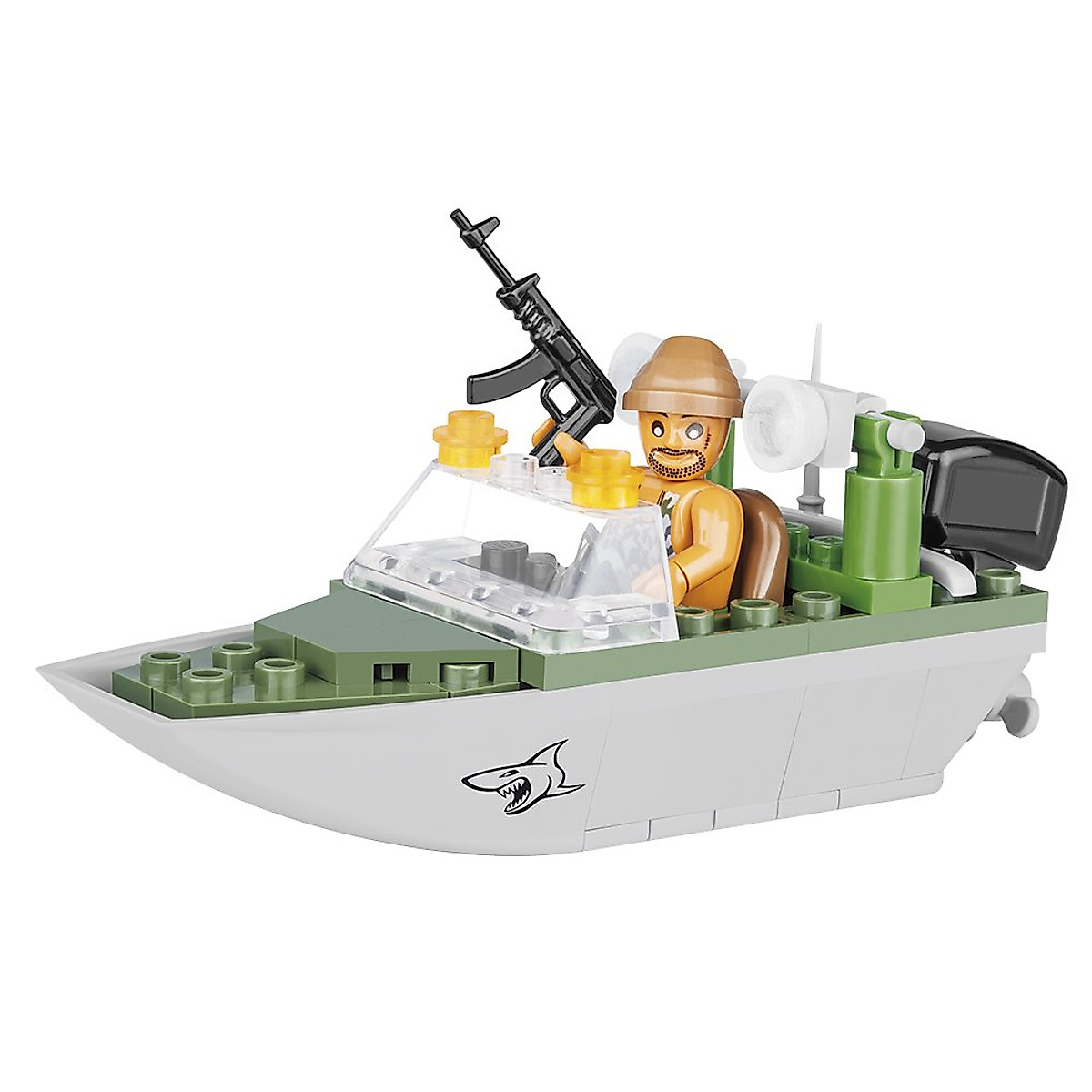 COBI Small Army Shark Patrol Boat