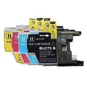Brother MFC-J825DW Ink Cartridge, LC75, 4-Color Combo Set BK/C/M/Y,