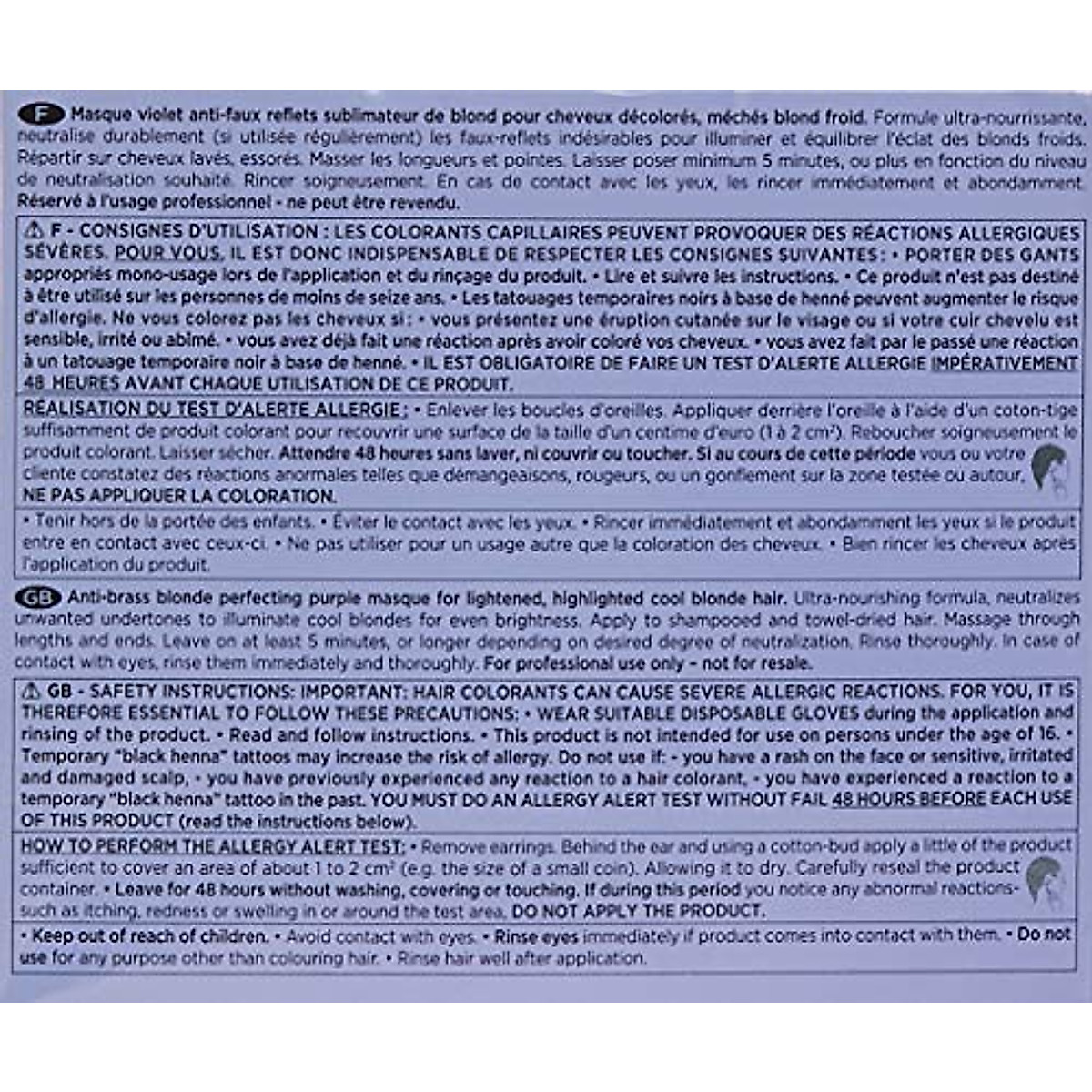 Kerastase Blonde Absolu Ultra Violet Masque Unisex 16.9 oz