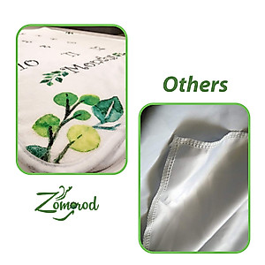 Zomorod Baby Monthly Milestone Blanket | Unisex | Double Side | PhotoBackdrop & Daily use | 40 x 60 | Ultra Soft & Thick Flannel Fleece 300gsm Set | Wreath Included + Free Bonus