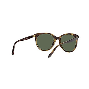 Vogue Eyewear Women's VO5453S Round Sunglasses, Dark Havana/Dark Green, 53 mm