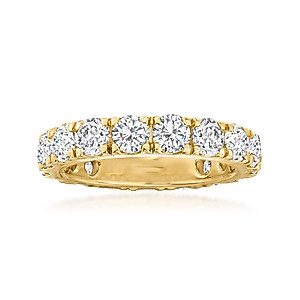 Ross-Simons Diamond Eternity Band Made in 14kt Yellow Gold