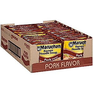 Maruchan Ramen Pork Flavor, 3.0 Oz(Pack of 24)