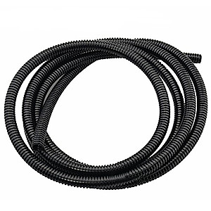 ESUPPORT 3/8 Inch 20 Feet Split Loom Wire Flexible Tubing Conduit Hose