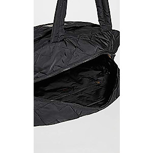 Marc Jacobs Quilted Nylon Large Bag, Black