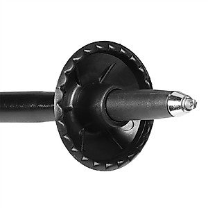 Trekking Pole Basket, 12PCS Black Trekking Pole Round Snow Ski Mud Basket Hiking Walking Stick Replacement Accessory