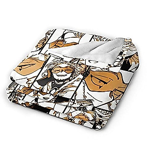 Anime Blankets Soft Plush Flannel Fleece Throw Blankets for Couch Sofa Bedding Living Room 60"x50"