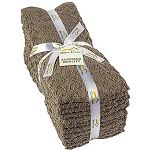 Bliss Casa Kitchen Towels and Dish Cloth Set (12 Pack, 15 x 25 Inch) – 100% Cotton Dish Towels for Kitchen Soft and Highly Absorbent – Tea Towels and Bar Towels for Daily Use