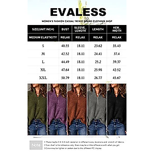 EVALESS Sweaters for Women Waffle Knit Long Sleeve Quarter Zip Pullover for Women Business Casual Fall Fashion Tops Winter Trendy Aestheic Teathcer Clothes V Neck Oversized Green Sweater,Samll Size