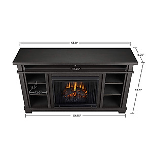 Belford 56" Electric Fireplace TV Stand in White by Real Flame