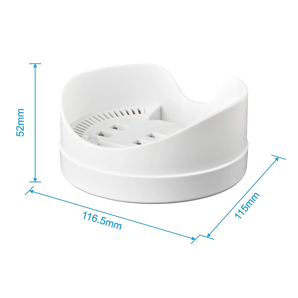 STANSTAR Wall Mount for TP-Link Deco X20 X55 X60 Whole Home Mesh WiFi System, Sturdy Bracket Holder for Deco X20,X60 Space Saving TP-Link Router Wall Holder Plug in Without Messy Wires (3Pack)