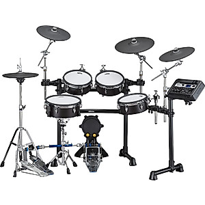 Yamaha DTX8K-M Electronic Drum Set w/Mesh Pads, Black Forest