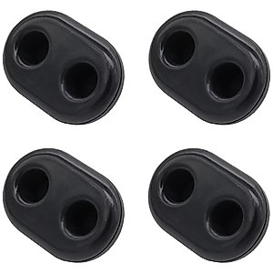 GrliTra Cooler Feet Replacement Non-Slip Rubber Feet for RTIC Coolers Models 45qt 65qt 110qt 145qt Durable Thickened Rubber Feet Outdoor Camping Protection for YETI Cooler Accessories, Black (4 Pcs)