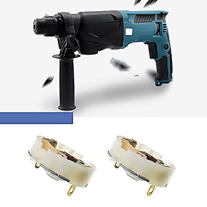 Create idea 2x RS550 Motor Carbon Brushes Holder and 4x Carbon Brushes Compatible with BOSCH Compatible with MAKITA Compatible with DEWALT Suitable for RS550 Micro Motor