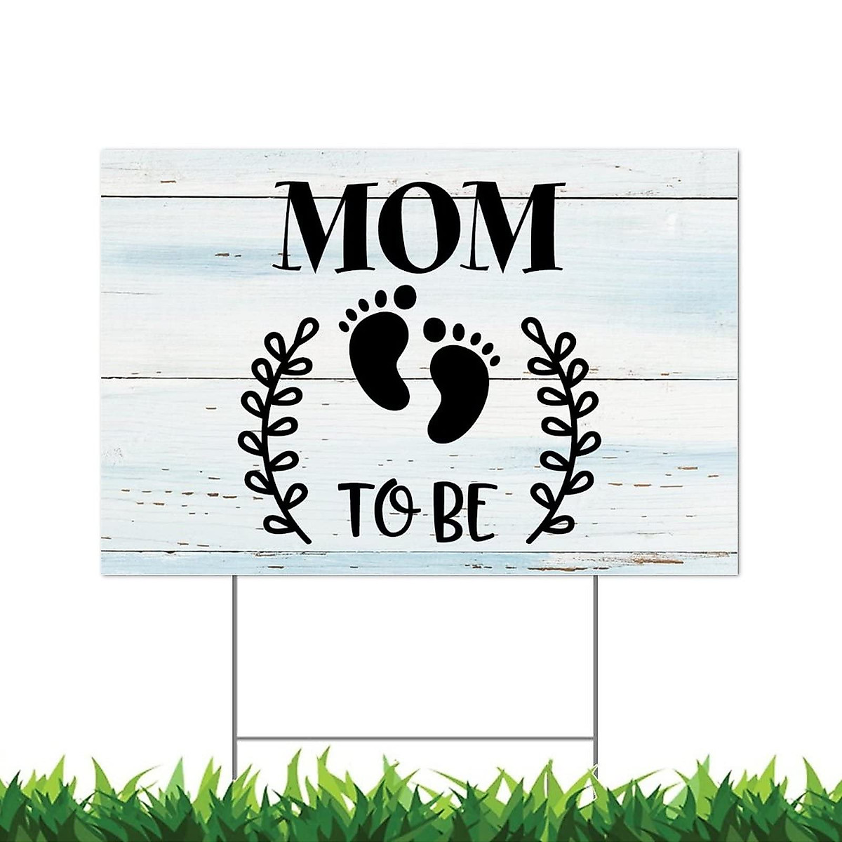 Lawn Signage Promoted to Mom Corrugated Yard Sign Funny Housewarming Gift Life Quotes for Garage Sales Rent Open House Construction 12"x18"