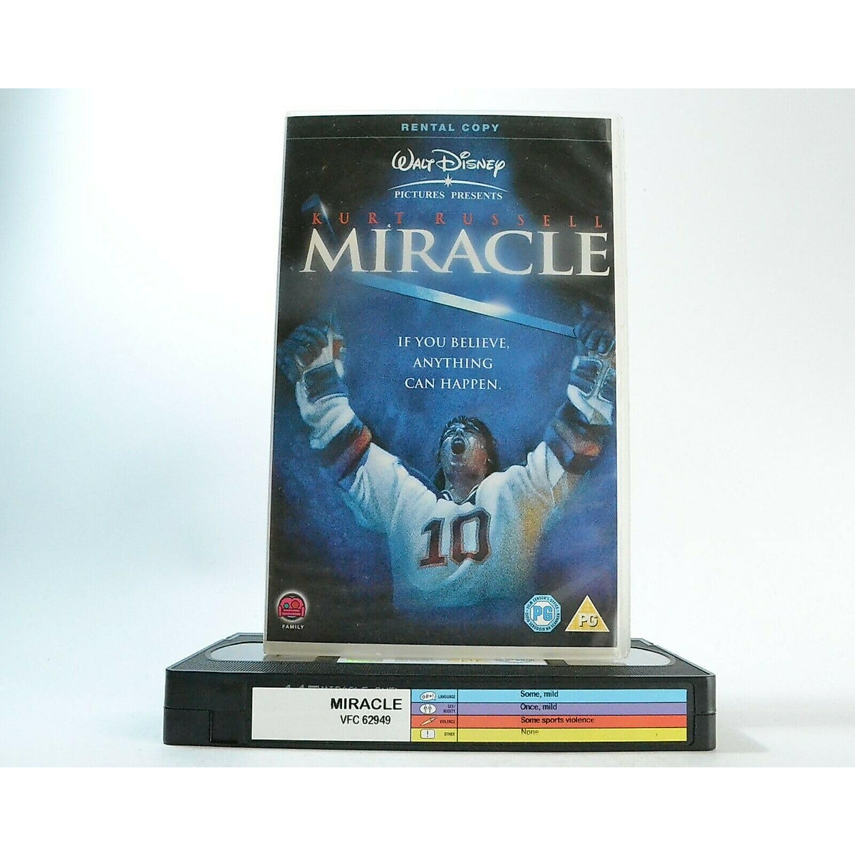 Miracle (2004); [Herb Brooks] Biographical Drama - Big Box - Kurt Russell - VHS