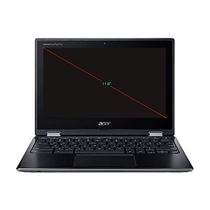 Acer Chromebook R752T-C1MT, Chromeos, 11.6In, Intelceleronn4000, 4Gb(4) Lpddr4 SDRAM, Ntupgradeable, 32GB E-MMC, MicroSD