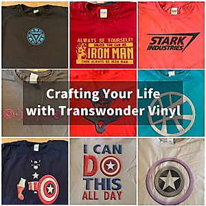 TransWonder White Puff-Vinyl-Heat-Transfer - 12x6' Puff Vinyl 3D Puff Heat Transfer Vinyl Puff HTV Vinyl for T-Shirts, Puff Iron on Vinyl for Cricut Gifts for Halloween Christmas