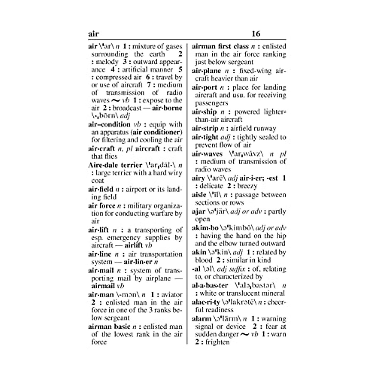 Webster's New Explorer Large Print Dictionary, Third Edition, Newest Edition