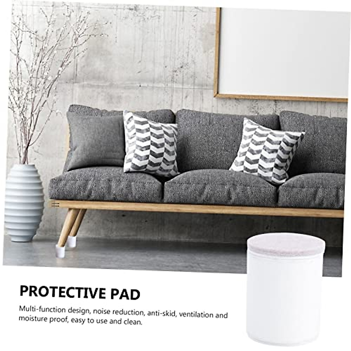 OSALADI 4pcs Heightening Pads Desk Riser Blocks Furniture Gripper Furniture Frame Lift Sofa Bed Couch Leg Protectors for Chairs Adjustable Desk Legs Sofa Foot Mats Bed Padding Block Chair