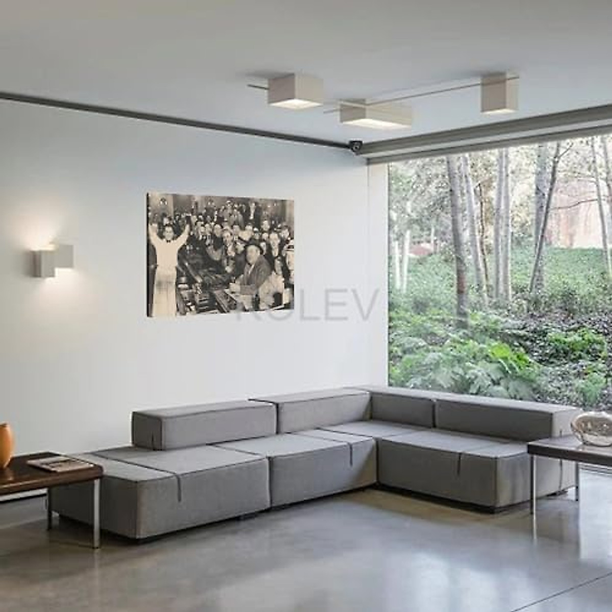 KOLEV Retro Prohibition Poster Bar Drinking Wall Black And White Art Deco Aesthetic Poster Gift Canvas Poster Bedroom Decor Office Room Decor Gift Frame-style 20x16inch(50x40cm)