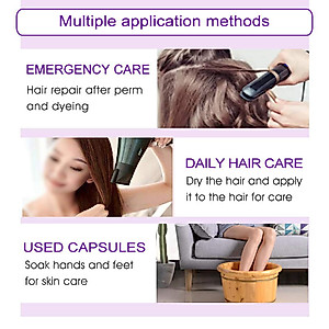 gowwim Hair Vitamin Serum Capsule, Multi-Oil Treatment for Smooth, Silky Hair Growth, Repair and Mask - 30 PCS