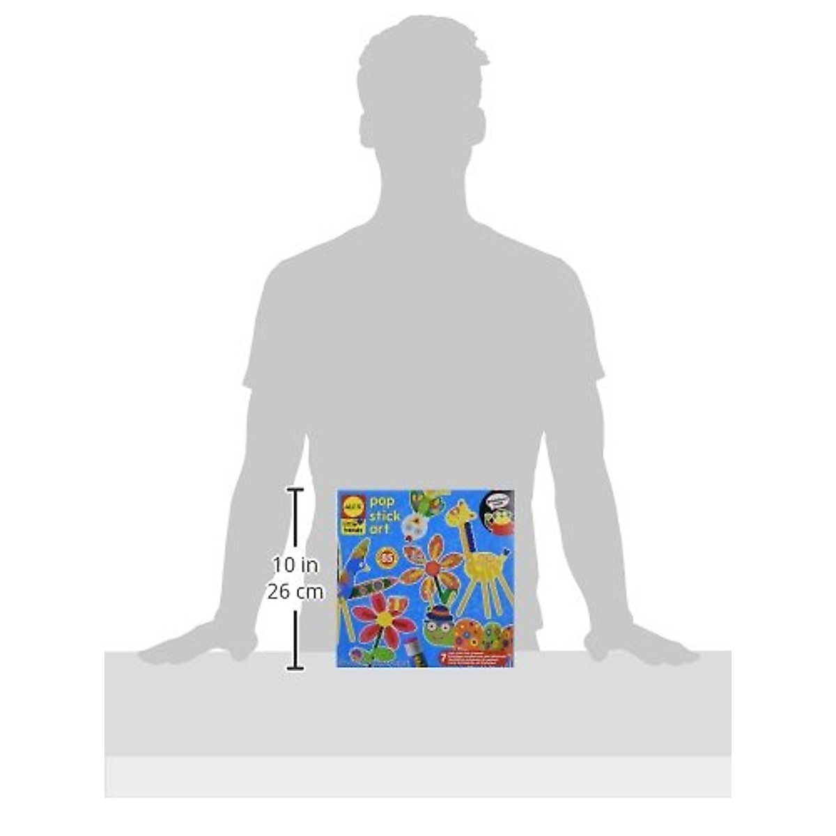 ALEX Toys Little Hands Pop Stick Art Craft Kit, Create Cute Animal and Flower Puppets, Allows Children to be Creative and Use their Imagination, For Ages 3 and up