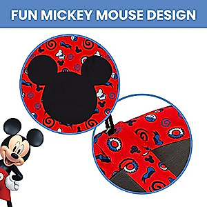 Disney Mickey Mouse 40-Inch Saucer Swing for Kids by Delta Children – Attaches to Swing Sets or Trees – Includes All Necessary Hanging Hardware & Rope