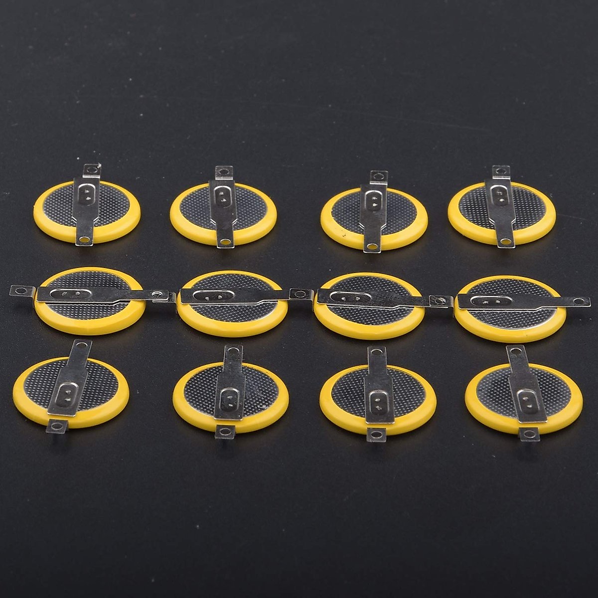 12 Pack CR1616 Battery, CR1616 3V Button Cell Lithium Battery with Solder Tabs for for Pokemon, Gameboy Color, GameBoy Advance Game Battery Replacement