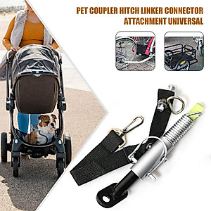 Farbetter Upgraded Bike Trailer Coupler Connector Hitch Baby Pet Hitch Linker Connector, Hitch Adapter Attachment, Bicycle Rear Rack Accessories