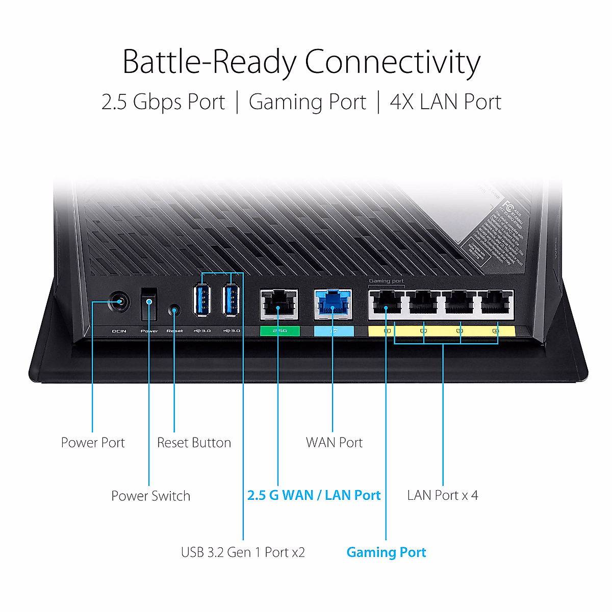 ASUS RT-AX86U Gaming Router AX5700 WiFi6 Dual Band