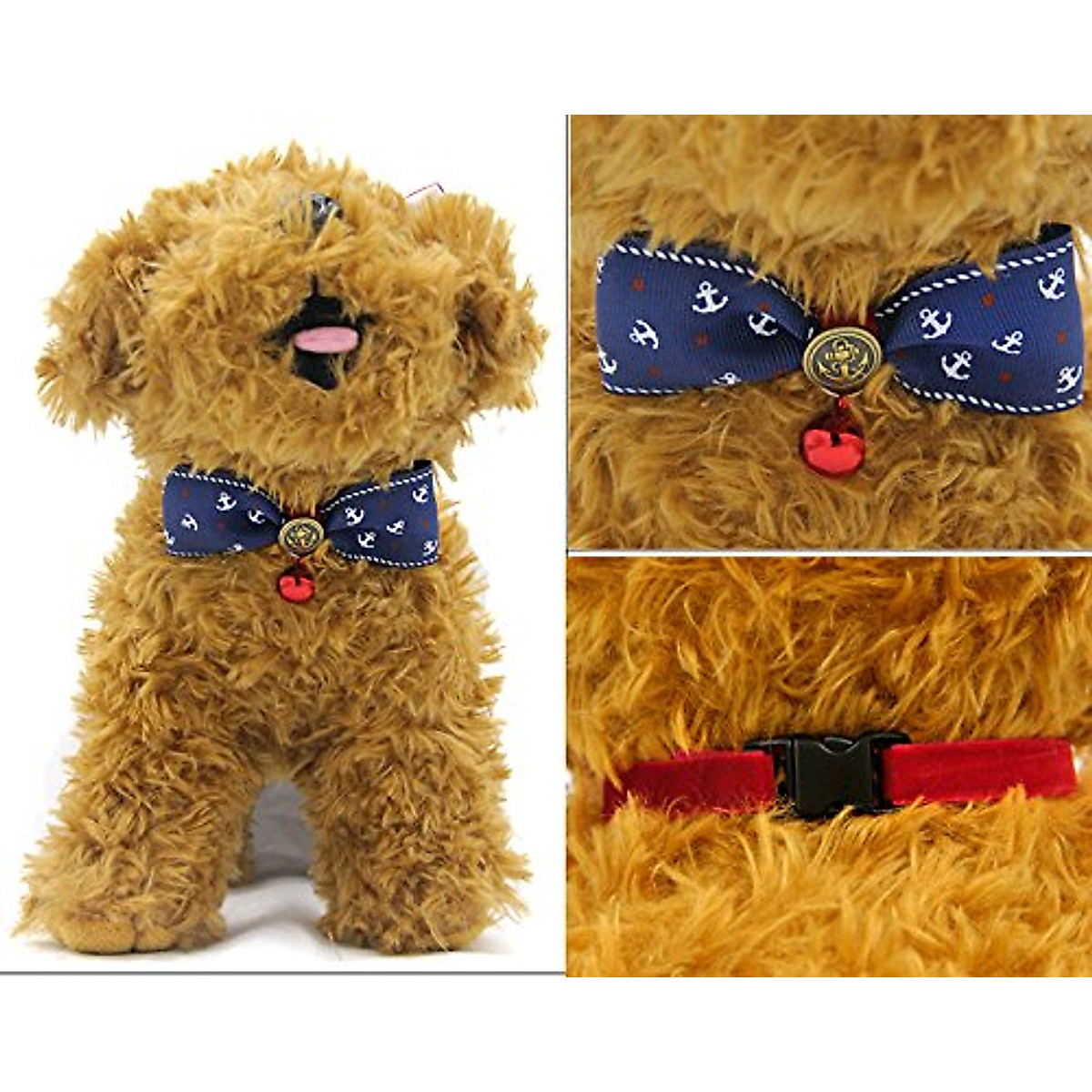 Lebbeen 10pcs/Pack,Cool Gentle Stylish Adjustable Pet Teddy Cat Dog Rabbit Bow Ties Necktie
