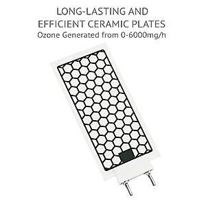 Ivation Ozone Generator Air Purifier, Powerful Compact Unit Deodorizes, Sanitizes & Improves Indoor Air Quality Up To 4000 Sq. Ft. - for Dust, Pollen, Pets, Smoke & More