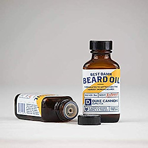 Duke Cannon Supply Co. Best Beard Bundle - 3 oz. Oil & 1.6 oz. Balm, Redwood Scent, Travel Size, 2-Piece Set