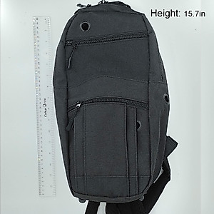 Healvaluefit Oxygen Tank Backpack O2 Cylinder Carrying Holder Bag Fit Size M4/A, M6/B, M9/C, M2, ML6 -Black (not for The D Oxygen Tank)