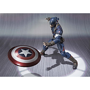 Bandaï SH Figuarts Avengers Captain America About 155mm ABS u0026 PVC Painted Action Figure