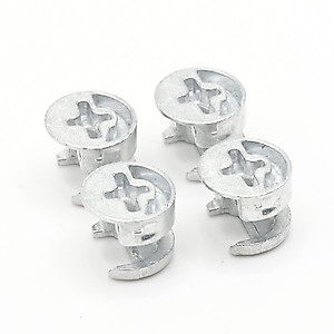 ReplacementScrews Eccentric Cam Lock Nuts Compatible with IKEA Part 106720 (Pack of 4)