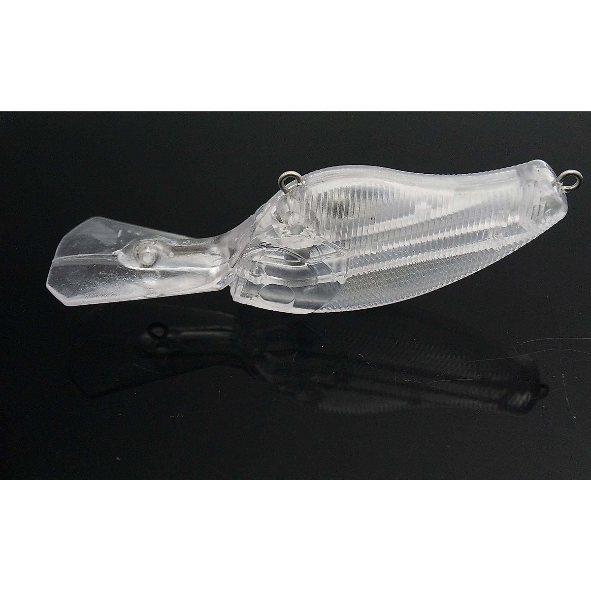 10PCS Unpainted Lure Blanks 10.10g 9.2cm with 6mm Free Fishing Eye Crankbait Baits Simulation Blank Body Clear Hard Baits Trout Salmon Minnow Lure Popper Lures Topwater Freshwater 203